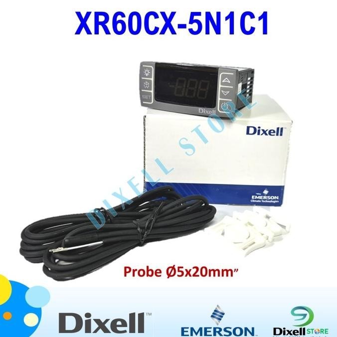 Jual Dixell Xr60Cx-5N1C1 + 2 Ntc Probe, 230Vac Digital Thermostat ...