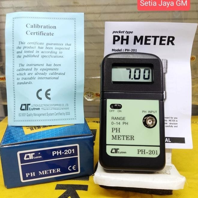 Jual Lutron Ph-201 Unit Meter Saja Belum Termasuk Ph Probe | Shopee ...
