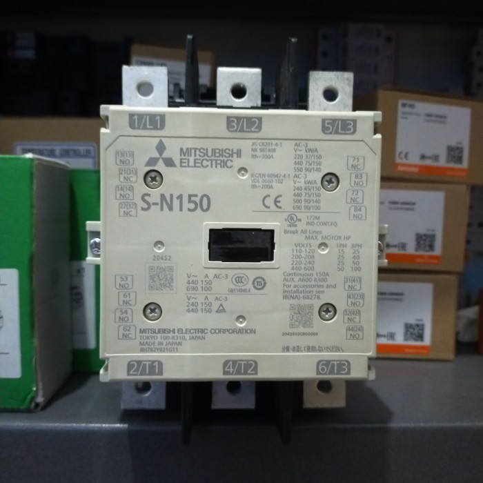Jual [New Ori] Contactor Mitsubishi Electric Sn150 220Vac Original ...