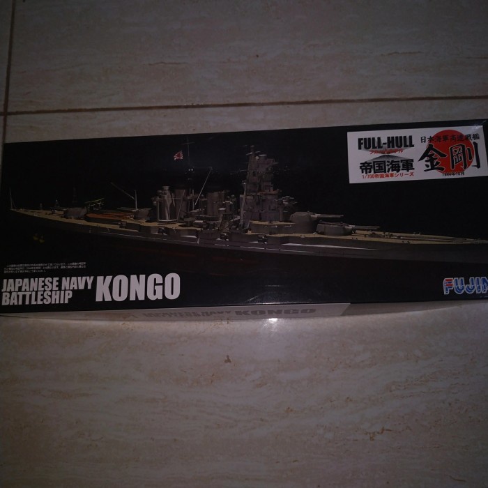 Jual [Original] Ijn Battleship Kongo Full Hull 1/700 Model Kit Fujimi ...