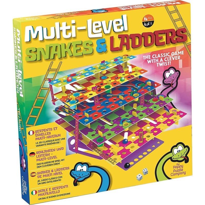Jual Baru Multi-Level Snakes Ladders Board Game Terbatas | Shopee Indonesia