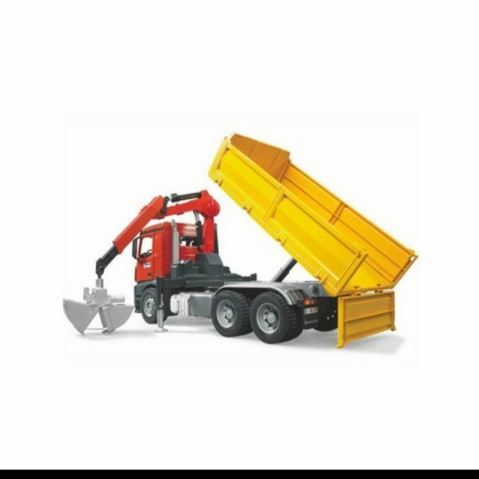 Jual [Original] Bruder 3651-Mb Arocs Construction Truck With Crane And ...