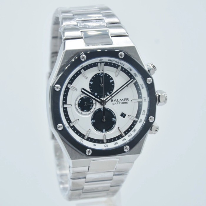 Jual New Jam Tangan Balmer 8155 / Balmer B.8155Ms Silver Original ...