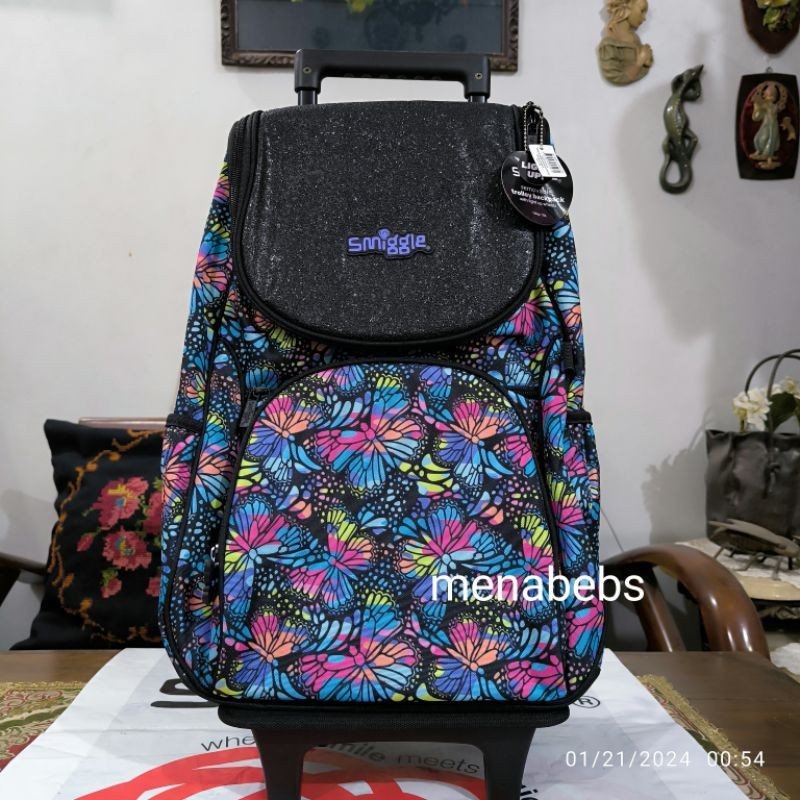 Jual Smiggle Vivid Access Trolley Backpack | Shopee Indonesia