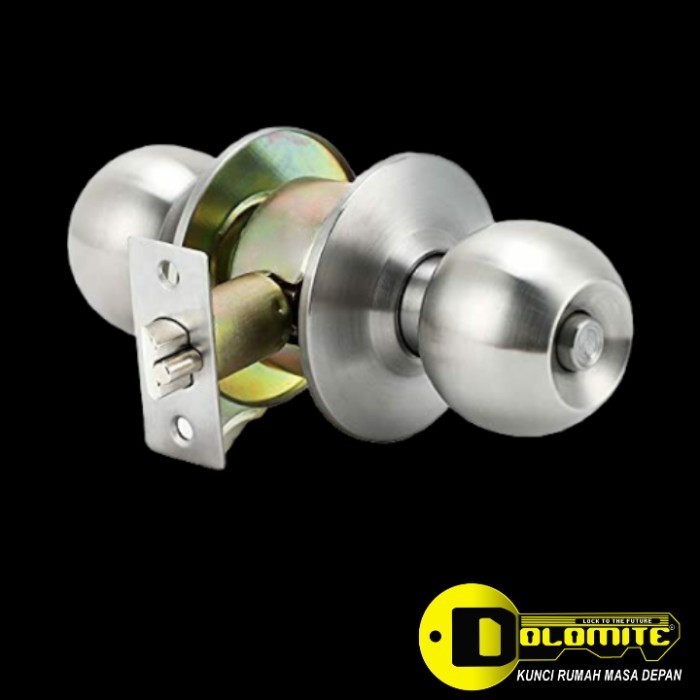 Jual Handle bulat / gagang pintu bulat tanpa kunci Dolomite stainless ...