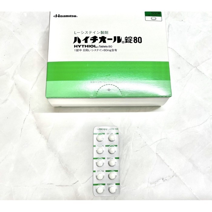 Jual Hisamitsu Hythiol 80mg Blemish Melasma Whitening Treatment Japan ...