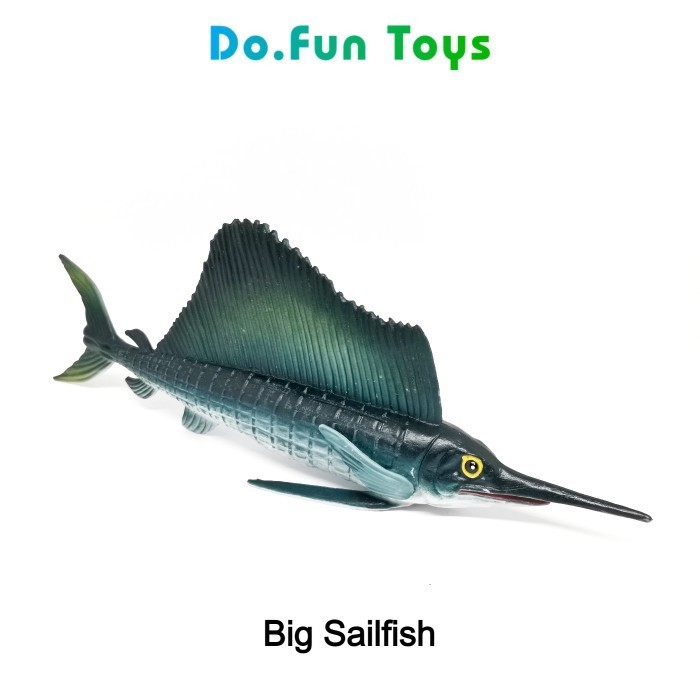 Jual Big Sailfish Animal Figure / Miniatur Mainan Ikan Layar (Marlin ...