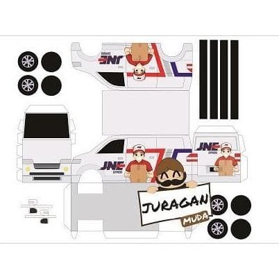 Jual Diy Miniatur Papercraft Mobil Jne | Shopee Indonesia