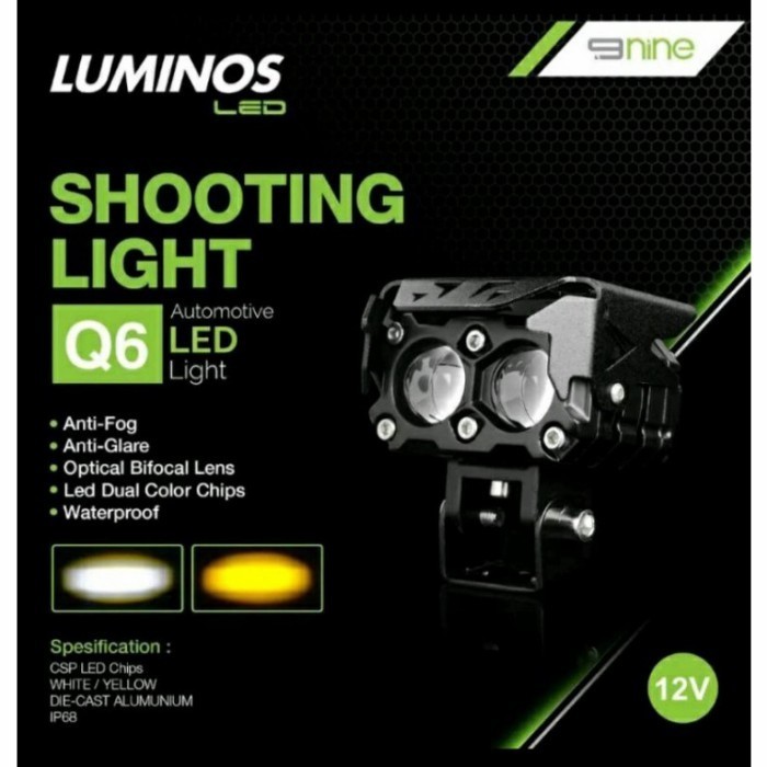 Jual Lampu LED SQL LUMINOS Q6 Mini Laser 2 Calor HI/LOW WHITE/YELLOW ...
