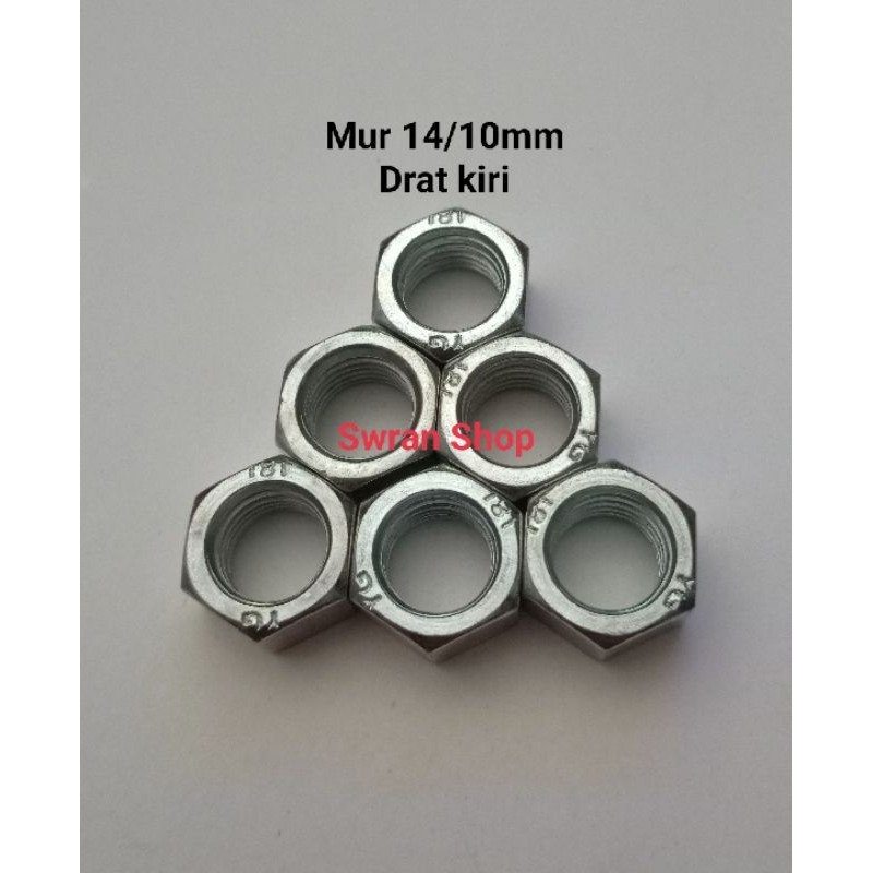 Jual MUR Drat Kiri/ Drat Kebalik 14 / 10mm ( paket 2pcs) | Shopee Indonesia