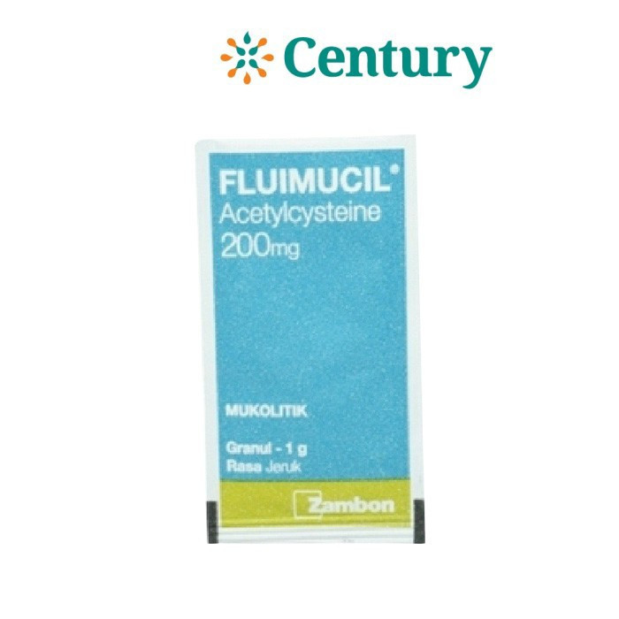 Jual FLUIMUCIL 200MG SERBUK SACHET / BATUK BERDAHAK / N ACETHYLCYSTEIN ...