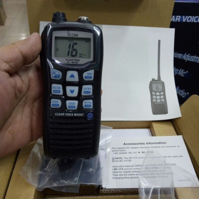 Jual Masih!!! Radio Ht Icom Ic-M36 Vhf / Marine Icom M36 Ic M36 M36 Vhf Marine | Shopee Indonesia