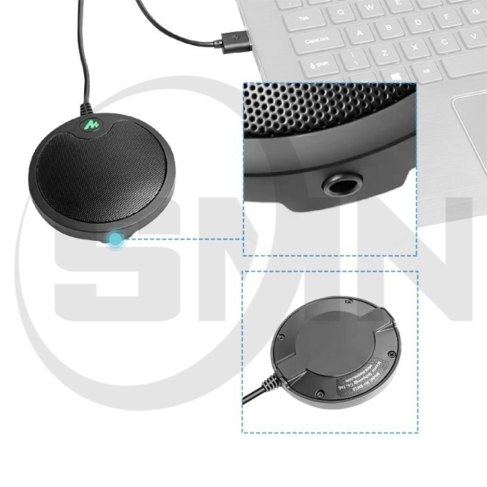 Jual Maono Au-Bm10 Usb Conference Microphone Metal Boundary Desktop Mic ...