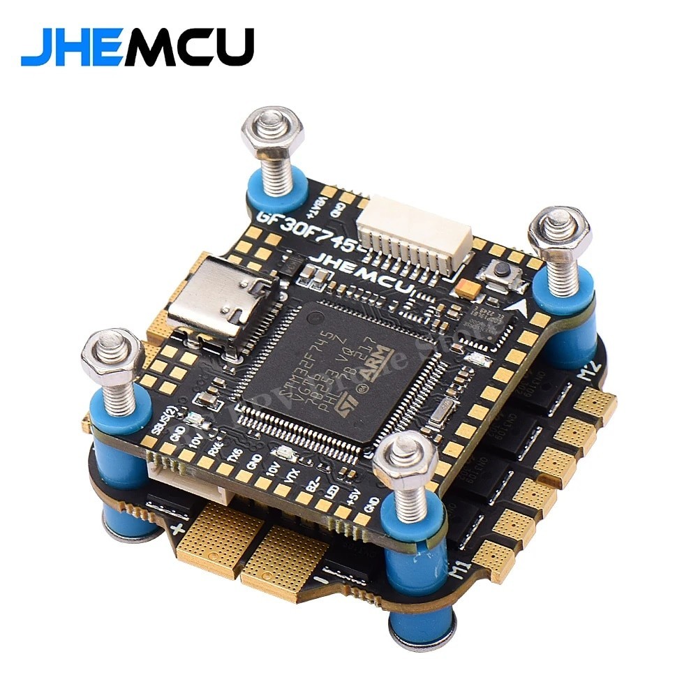 Jual JHEMCU GF30F745-MPU Flight Controller 45A 60A ESC 3-6S 30X30mm ...