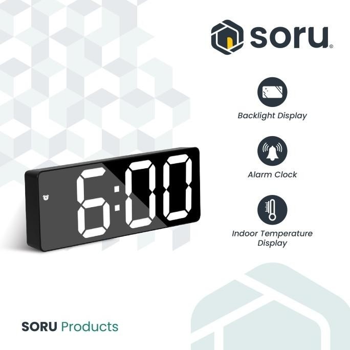 Jual Jam Meja Digital Smart Alarm LED Digital Clock | Shopee Indonesia