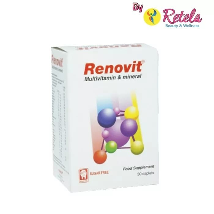 Jual Renovit Botol Isi 30 Kaplet/ Multivitamin | Shopee Indonesia
