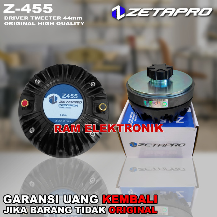 Jual DRIVER TWEETER TWITER ZETAPRO Z455 120 WATT COIL 1.75 INCH ...