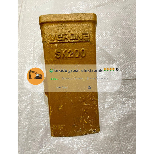 Jual Kuku Bucket Kobelco Sk200 Verona / Tooth Sk200 Yn69B00008S001 Best ...