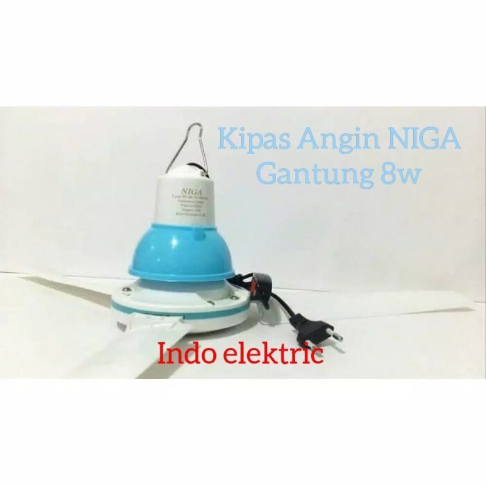 Jual Minifan Niga/Helifan/Kipas Gantung/Kipas Baling Baling Niga 8W ...