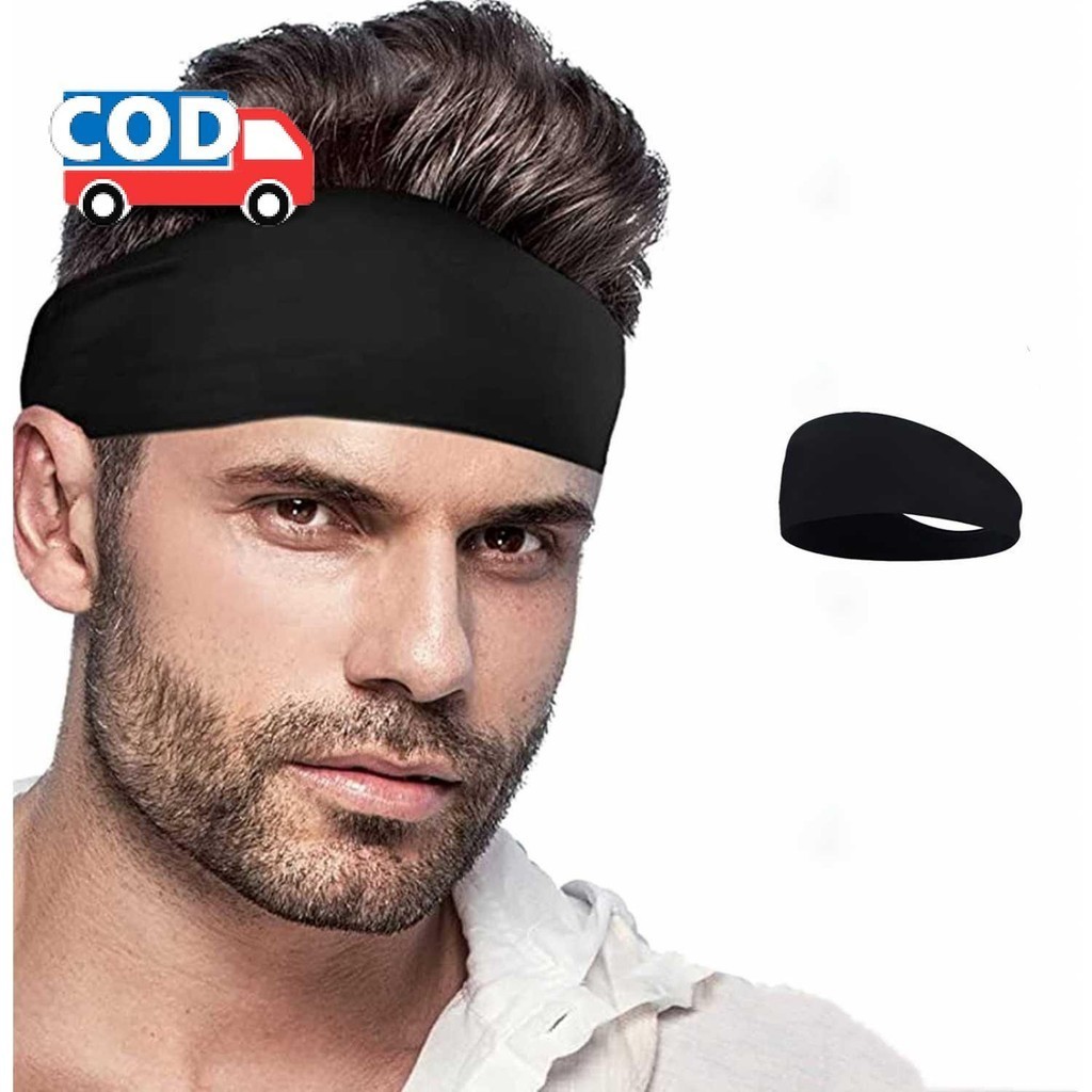 Jual Bando Olahraga Spandex Headband Sport Bandana Poliester Pria ...