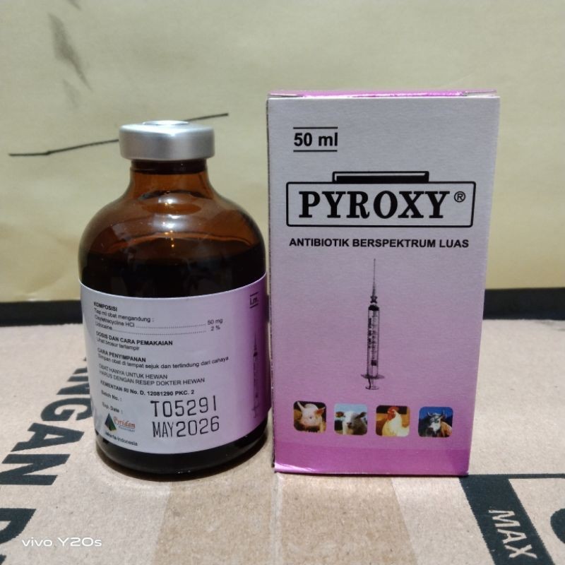 Jual Pyroxy 50ml (Antibiotik berspektrum luas) | Shopee Indonesia