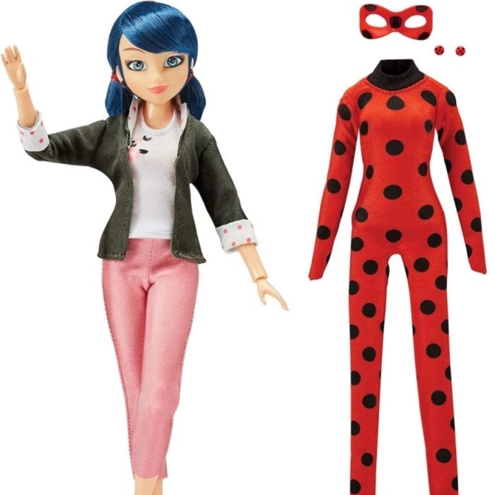 Jual Miraculous Super Hero Secret Marinette Transform Ladybug Figure ...