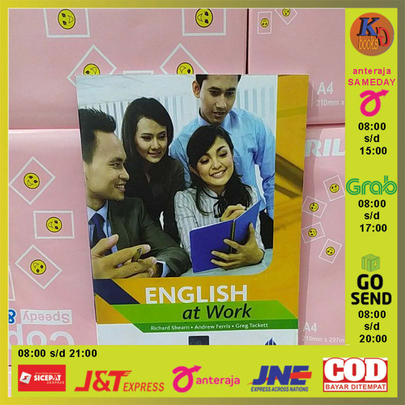 Jual English at Work Indonesia Edition by Richard Shearn, Andrew Ferris ...