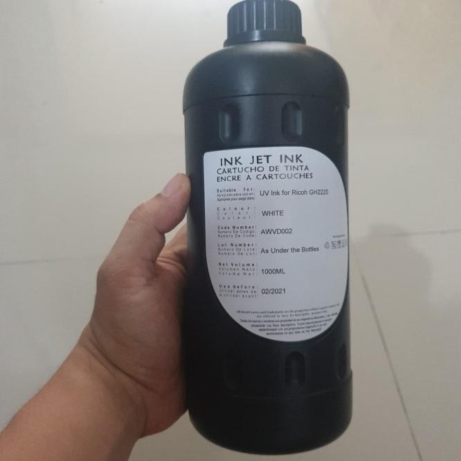 Jual Tinta Uv Ink Ricoh Gh2220 Putih Cyan Magenta Yellow Black Mimaki ...