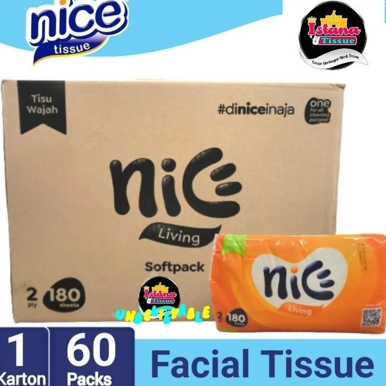 Jual Tissue NICE 180 Sheet (1 KARTON) | Shopee Indonesia