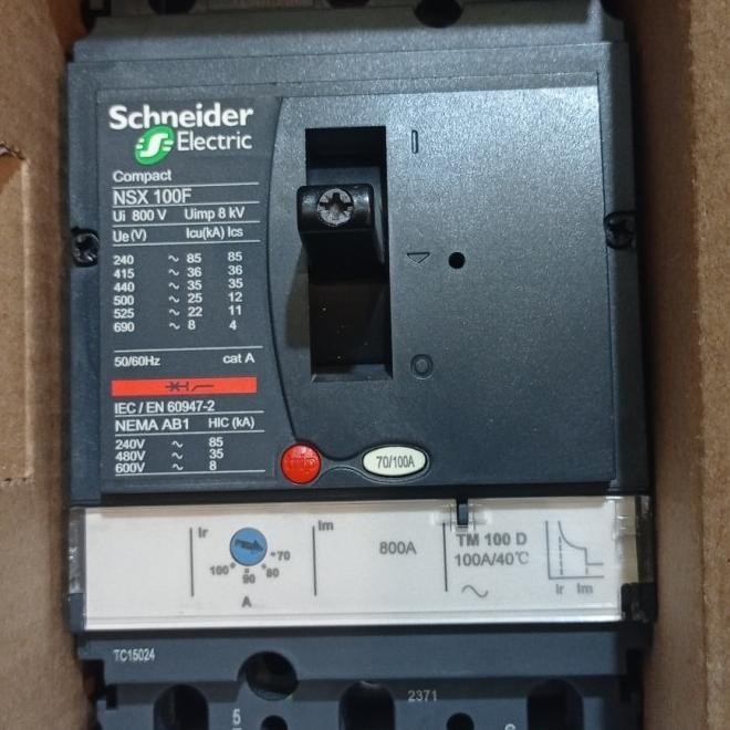 Jual Mccb Schneider Nsx100F Nsx 100F Nsx100 3P 100A 80A 63A 50A | Shopee Indonesia
