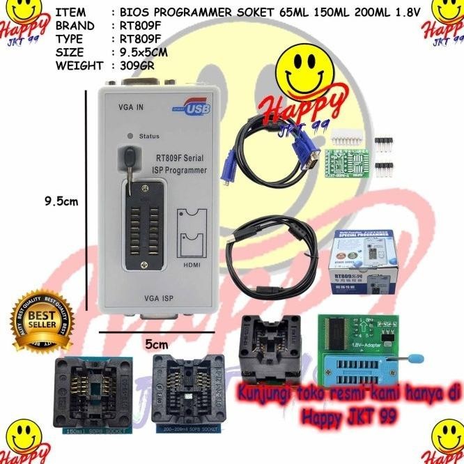 Jual Fullset Alat Flash Bios Programmer Rt809F + 150Ml+200Ml+0.65Ml+1 ...