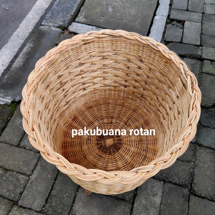 Jual Laundry Keranjang Pot Bunga Anyaman Rotan Silang Jumbo - Keranjang ...