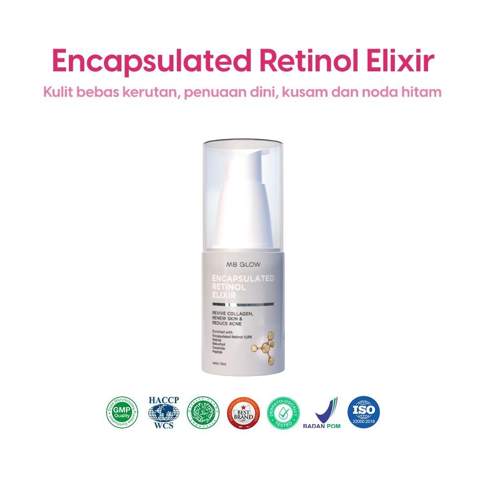 Jual ENCAPSULATED RETINOL ELIXIR ORIGINAL BARCODE SERUM RETINOL MSGLOW ...