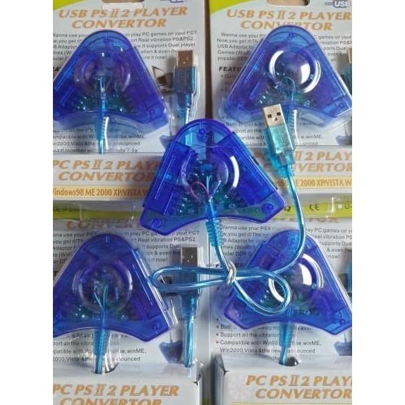 Jual Model Baru konverter converter konektor stik stick joystick PS 2 3 ...