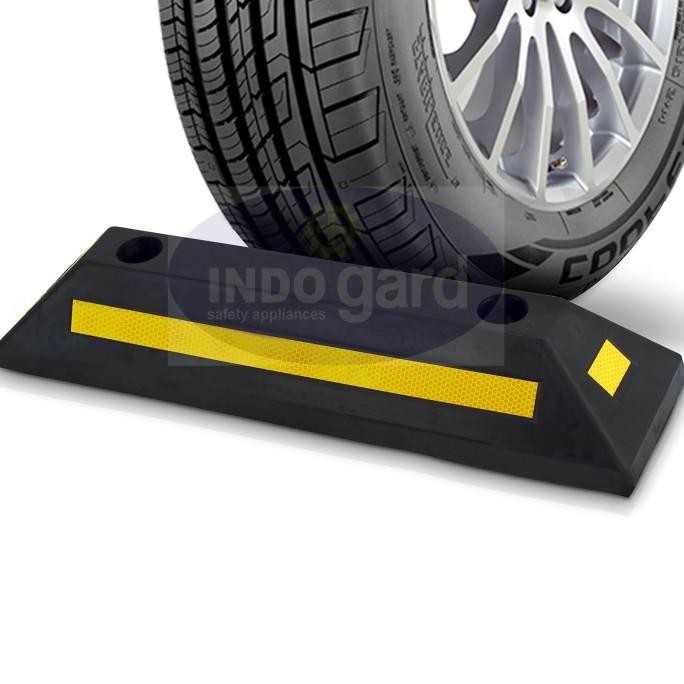 Jual Wheel Stopper Rubber Pengganjal Ban Penahan Roda Parkir Mobil ...