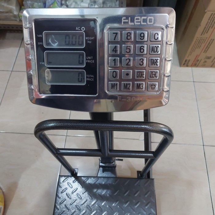 Jual Timbangan 300 Kg Digital Duduk Besi / Timbangan Besar Pabrik ...