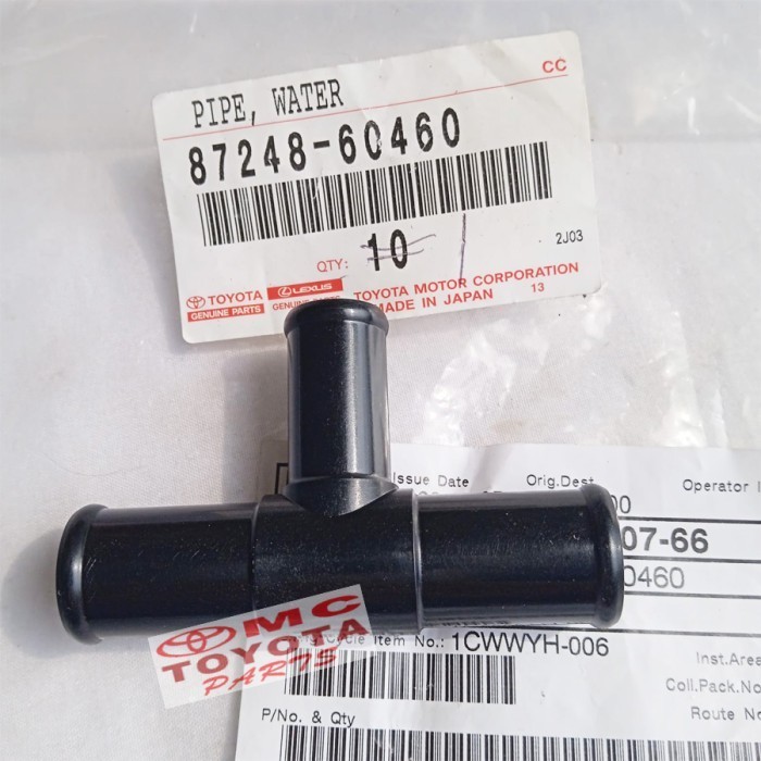 Jual Pipa Pipe Sambungan Selang Heater Hiace Land Cruiser Vx100 87248 ...