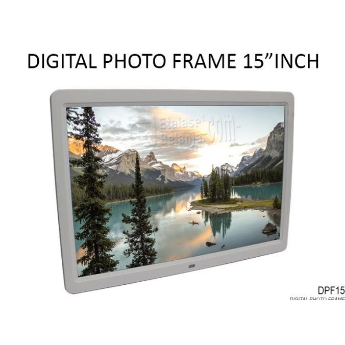 Jual DIGITAL PHOTO FRAME 15 INCH - HIGH RESOLUTION - FULL HD MULTI ...