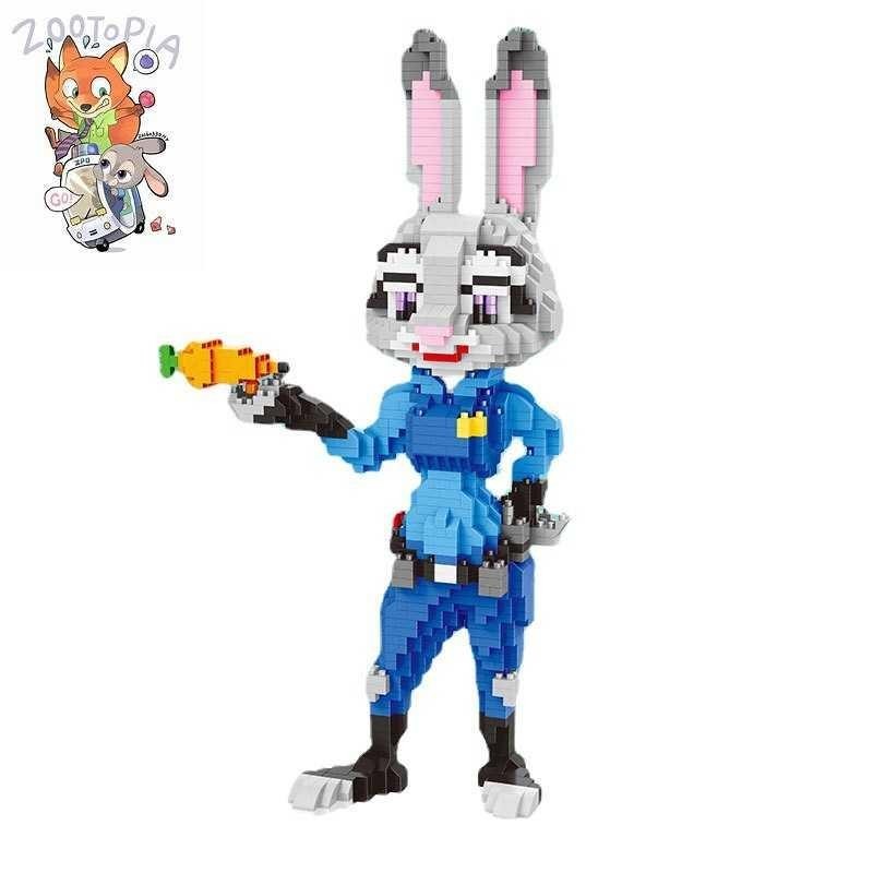 Jual Meng Dong Li Mainan Balok Susun Zootopia Judy Figure 588 Blocks ...