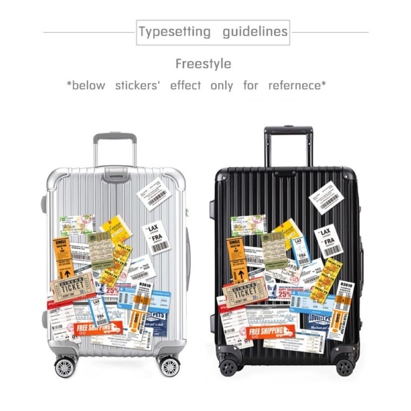 Jual Stiker 96 - Paspor Stamp Paris Koper Rimowa Tas President Travel ...