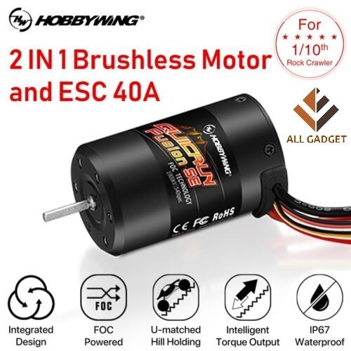 Jual Hobbywing Quicrun Fusion SE 1800kv 40A 540 Combo Brushless ...