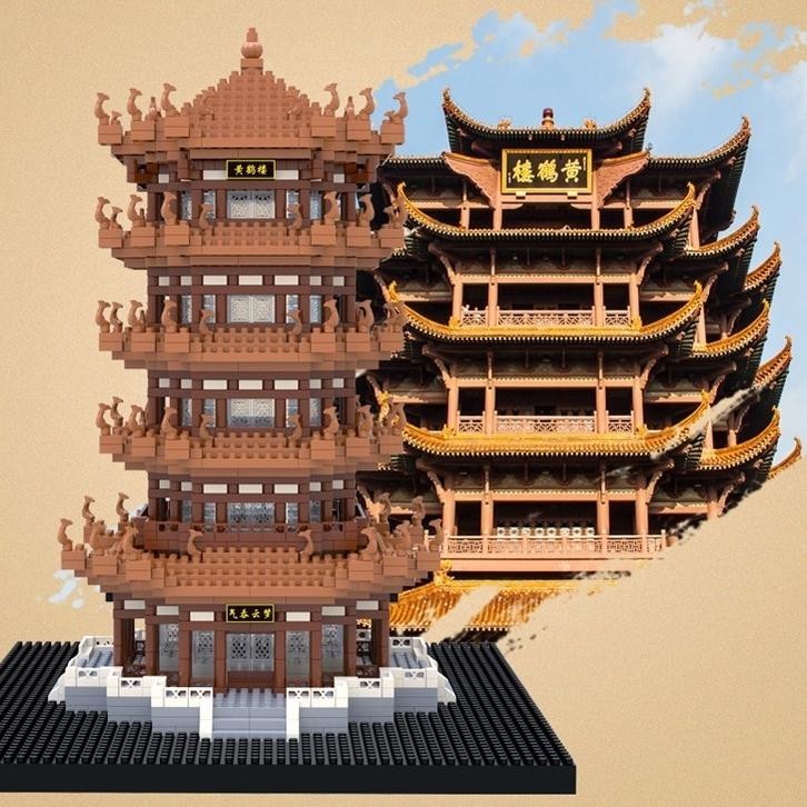 Jual [MAINAN] XiNZ Building Block Chinese Architecture Balok Bangunan ...
