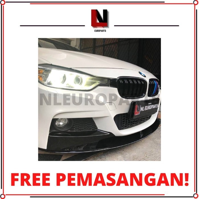 Jual FRONT LIPS BMW 3 SERIES F30 M PERFORMANCE FRONT LIPS BLACK GLOSS ...