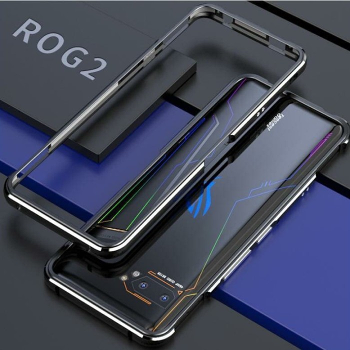 Jual Rog Phone 2 Case Bumper Alumunium Metal Frame Double Hard Case ...