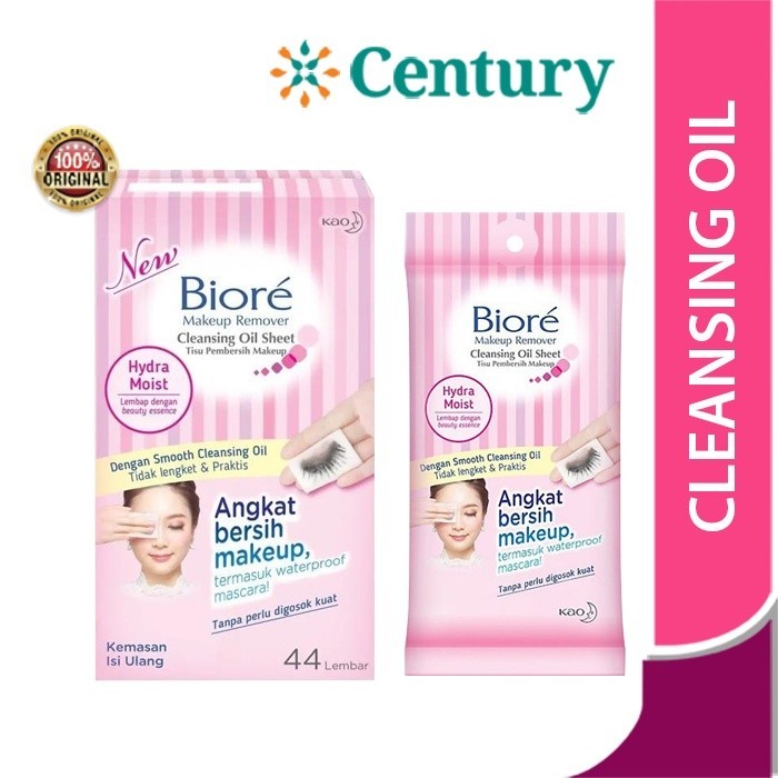 Jual Biore Cleansing Oil Sheet Refill / Make Up Remover / Pembersih ...