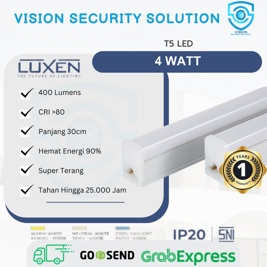 Jual Luxen LED Tube Light T5 4 Watt | Shopee Indonesia