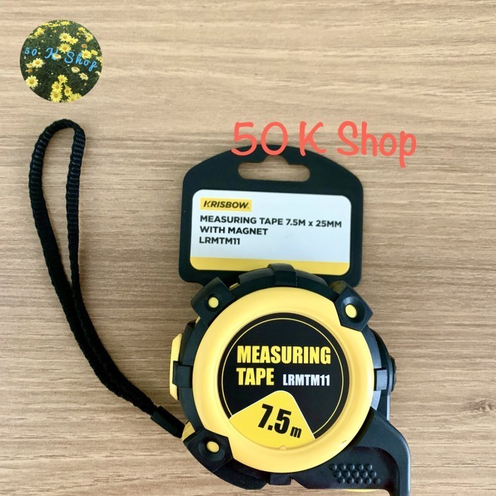 Jual Meteran / Measuring Tape 7.5 M with Magnet merk Krisbow | Shopee ...