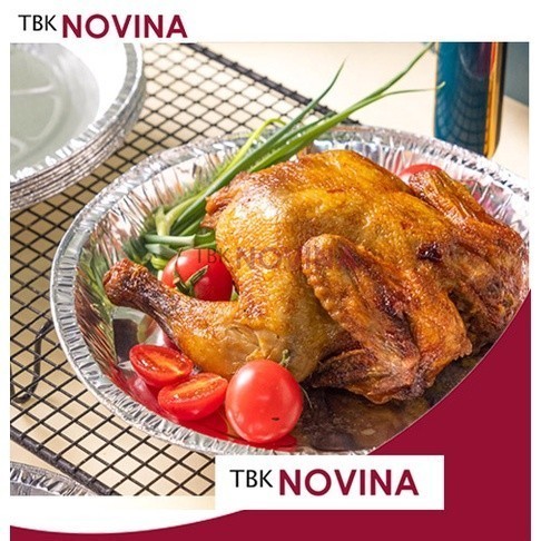 Jual [5 Pcs] RX-1200 ALUMINIUM FOIL BULAT WADAH CUP PAI PIZZA MACARONI ...