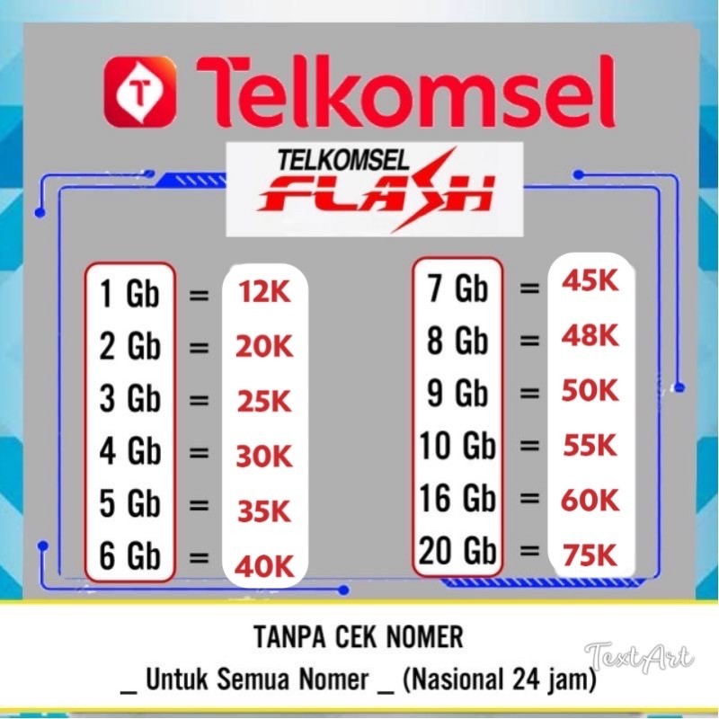 Jual Promo FLAsh paket Data Telkomsel | Unlimited Max | Superdeal | All ...