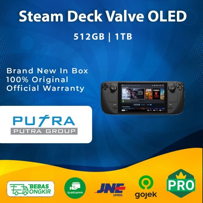 Jual Steam Deck Valve Handheld Gaming OLED 1TB 512GB 256GB LCD | Shopee Indonesia